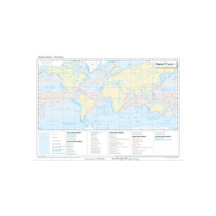Ocean Currents World Map | Stanfords