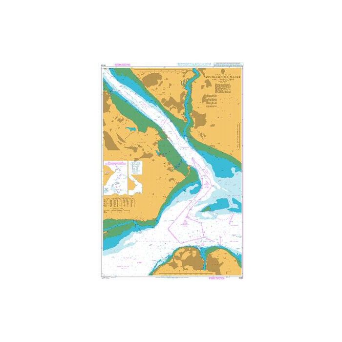 Admiralty Chart 2038 - Southampton Water and Approaches | Stanfords