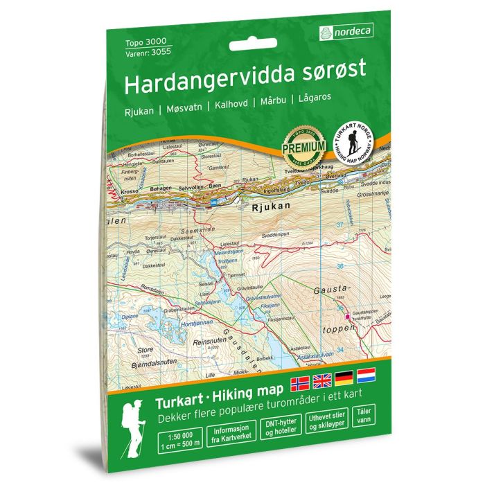 Hardangervidda Southeast Nordeca Norway Map 50k 3053 | Stanfords