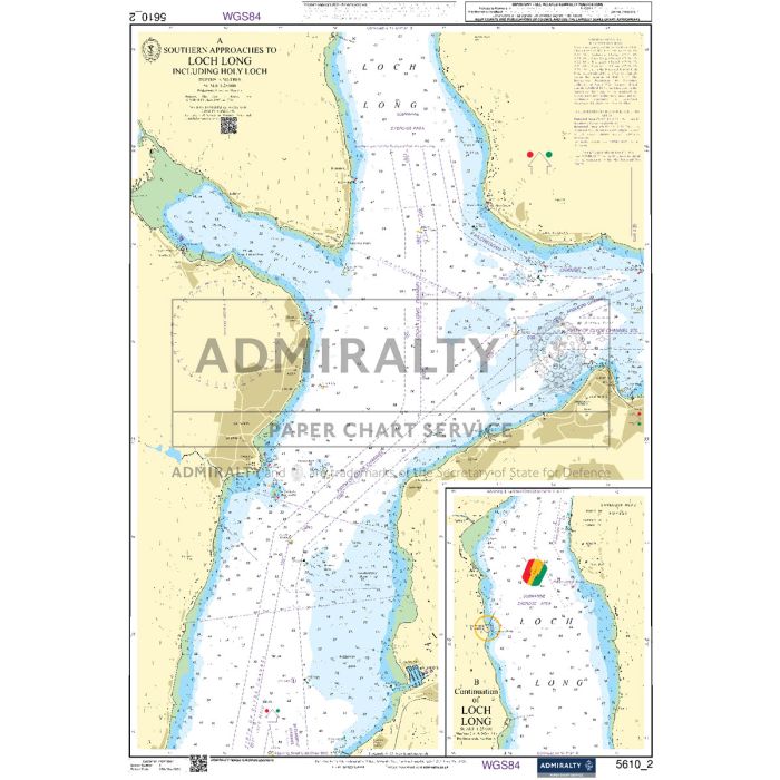 Admiralty Chart SC5610_2 - Southern Approaches to Loch Long Including ...