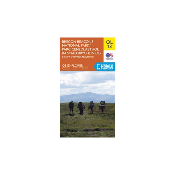 Brecon Beacons Eastern OS Explorer Map OL13 (paper) | Stanfords