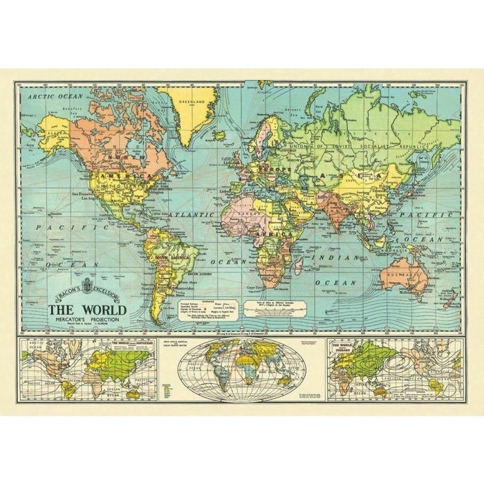World Map Wrap 6 | Stanfords