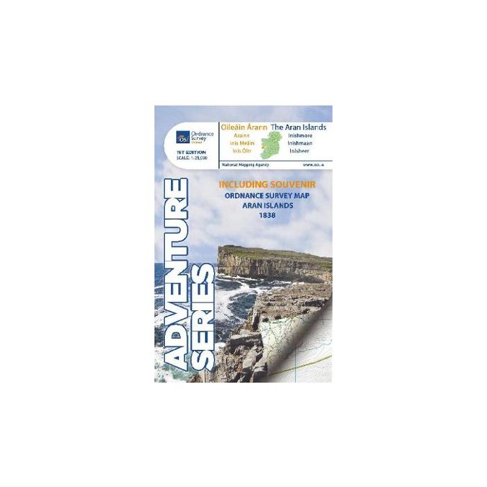 The Aran Islands OSI Adventure Map - including Souvenir OS Map Aran ...