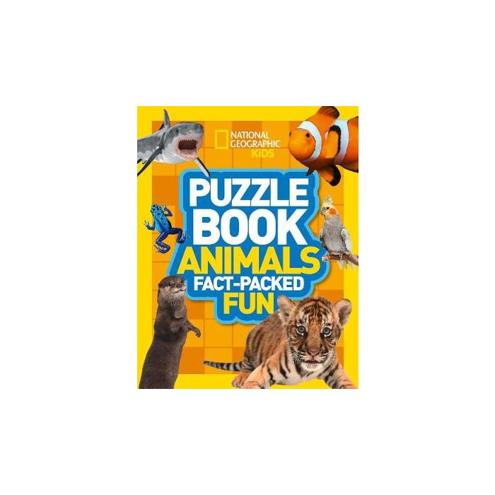 National Geographic Kids Puzzle Book - Animals: A fact-packed fun book ...
