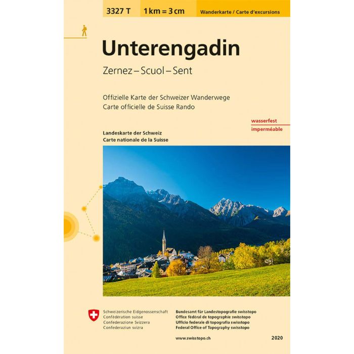 Unterengadin / Lower Engadine - Zernez - Scoul - Sent [3327T] Swisstopo ...