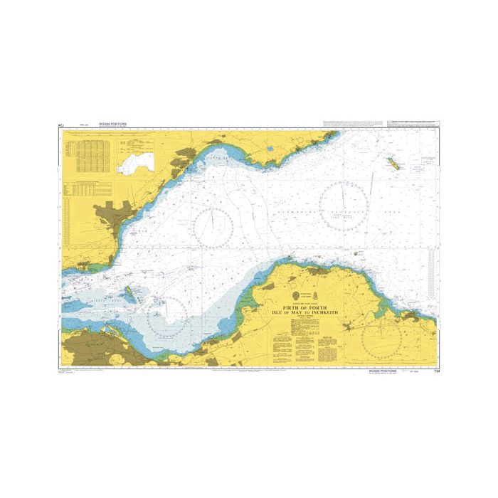 Admiralty Chart 734 - Firth of Forth - Isle of May to Inchkeith | Stanfords