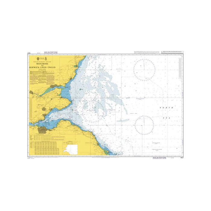 Admiralty Chart 1407 - Montrose to Berwick-upon-Tweed | Stanfords