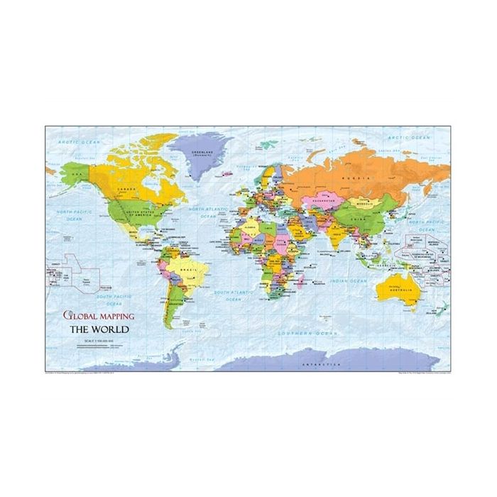 World Global Mapping Political Map A3 | Stanfords