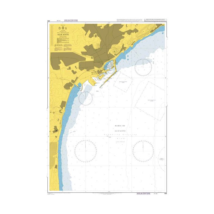 Admiralty Chart 473 - Approaches to Alicante | Stanfords
