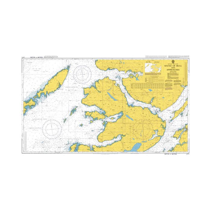 Admiralty Chart 2171 - Sound of Mull and Approaches | Stanfords