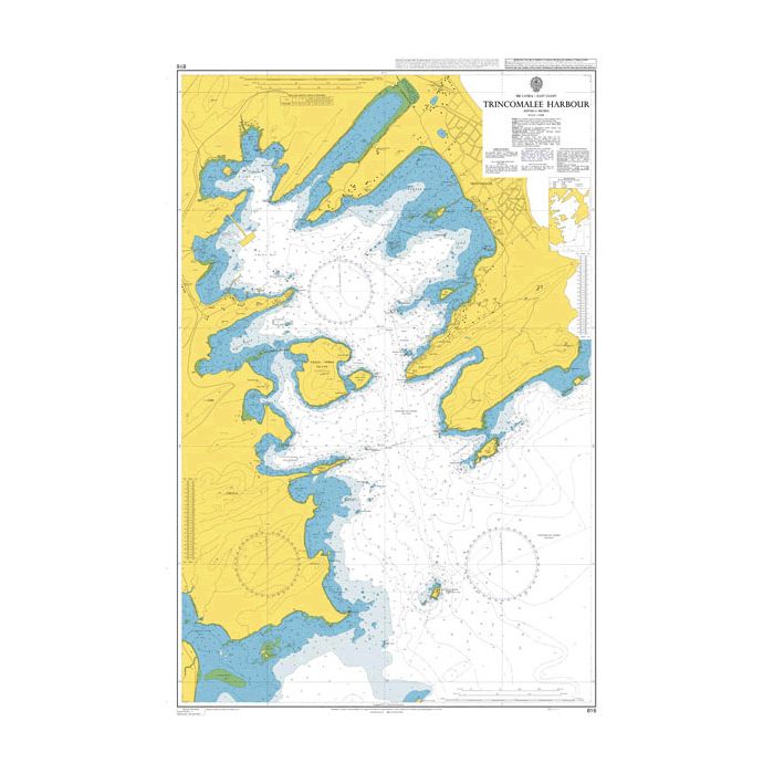 Admiralty Chart 816 - Trincomalee Harbour | Stanfords