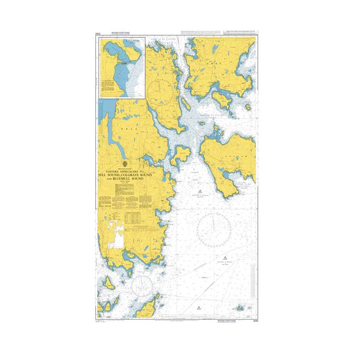 Admiralty Chart 3292 - Eastern Approaches to Yell Sound - Colgrave ...