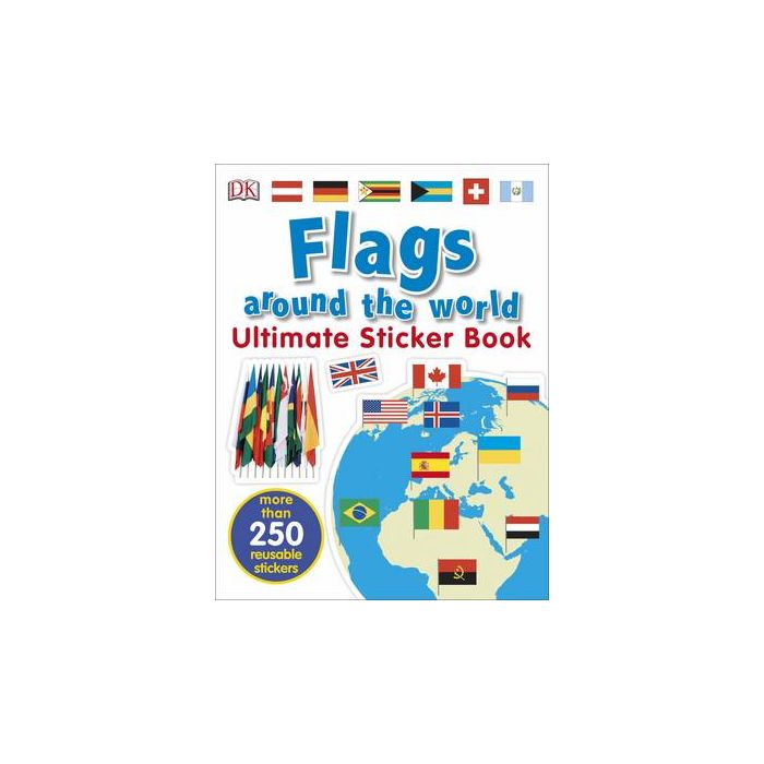 Flags Around the World Ultimate Sticker Book | Stanfords