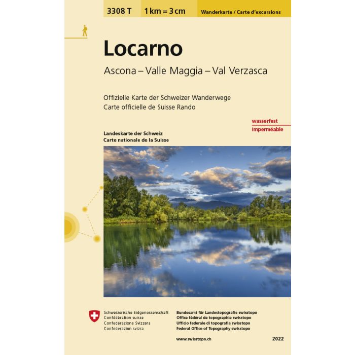 Locarno - Ascona - Valle Maggia - Val Verzasca Swisstopo Hiking 3308T ...