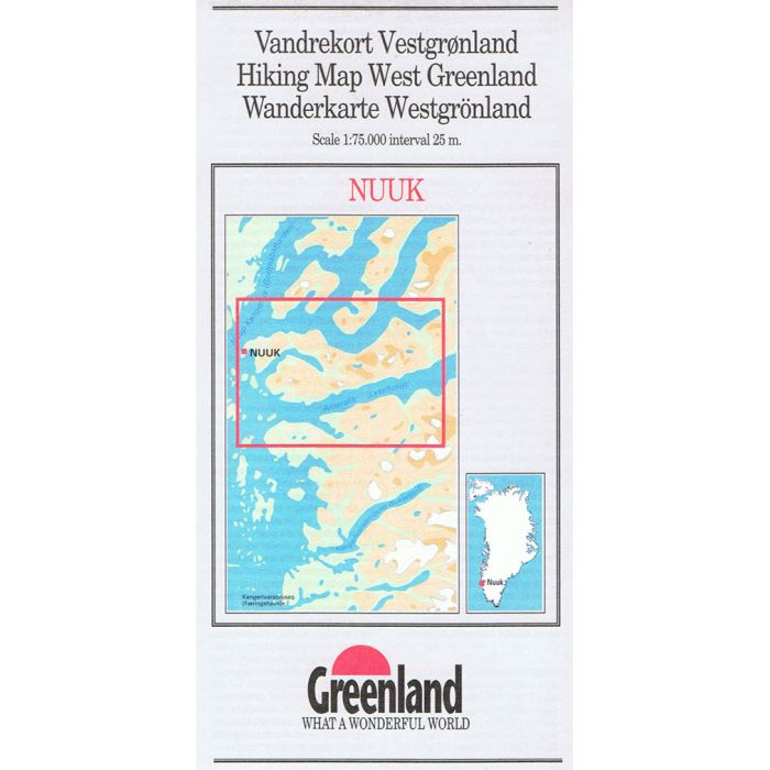 Nuuk Hiking Map 11 | Stanfords