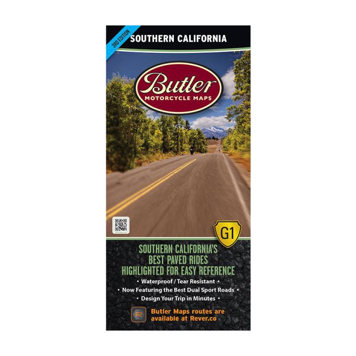 Southern California G1 Butler Motorcycle Maps | Stanfords