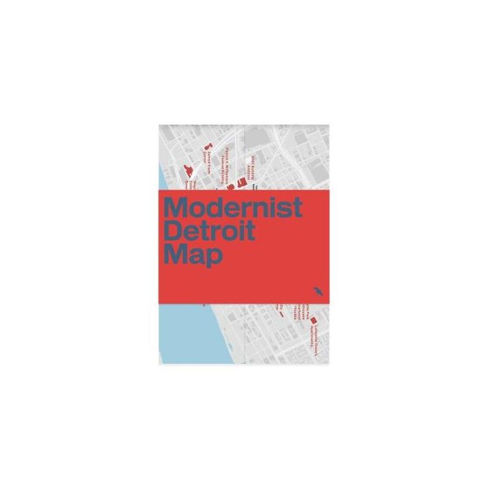 Modernist Detroit Map: Guide to modernist architecture in Detroit ...