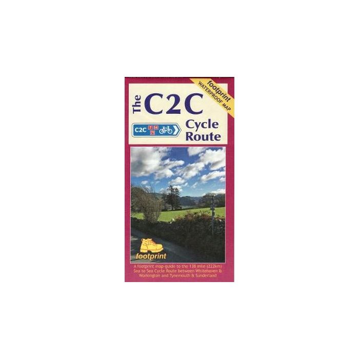 The C2C Cycle Route - Footprint Map-Guide to the 138 mile Sea to Sea ...