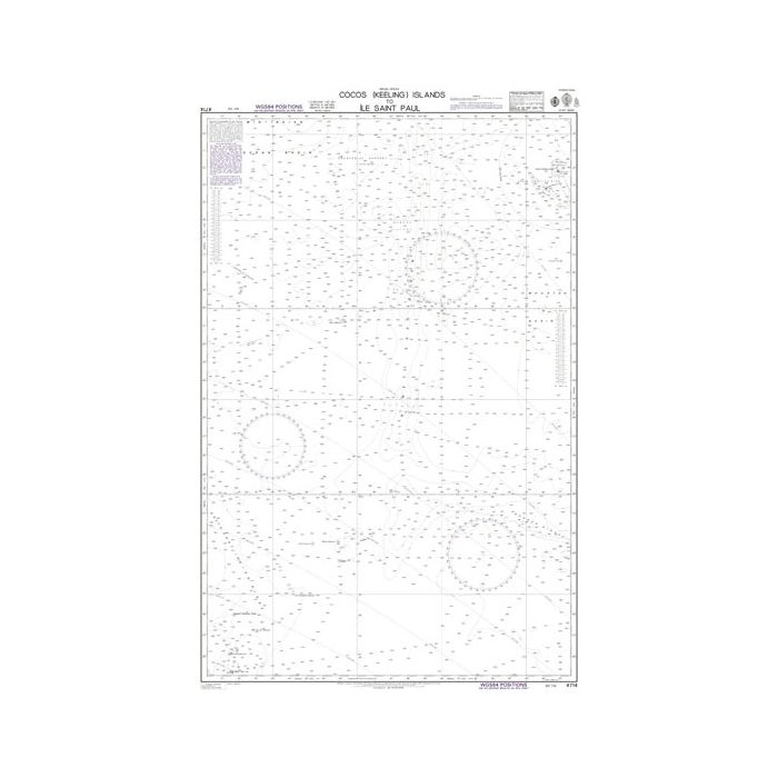 Admiralty Chart 4714 - Indian Ocean, Cocos (Keeling) Islands to Île ...