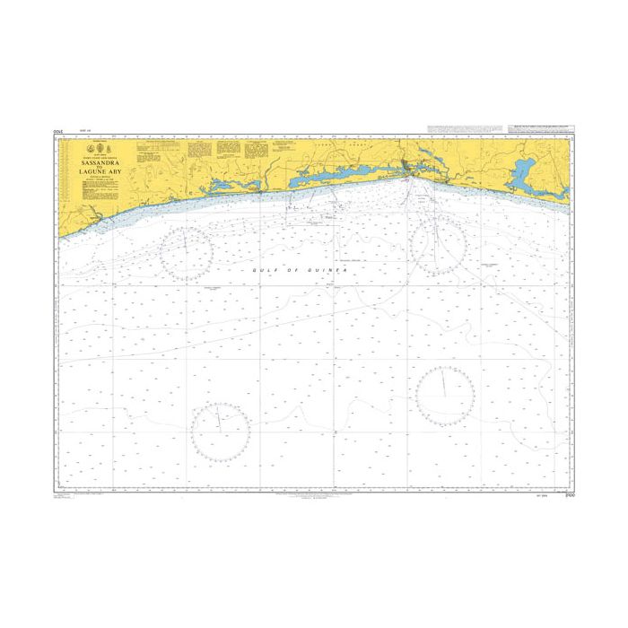 Admiralty Chart 3100 - Sassandra to Lagune Aby | Stanfords