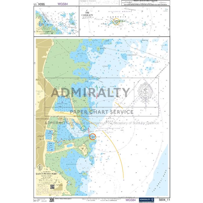 Admiralty Chart SC5604_11 - Guernsey, Saint Peter Port - Beaucette ...