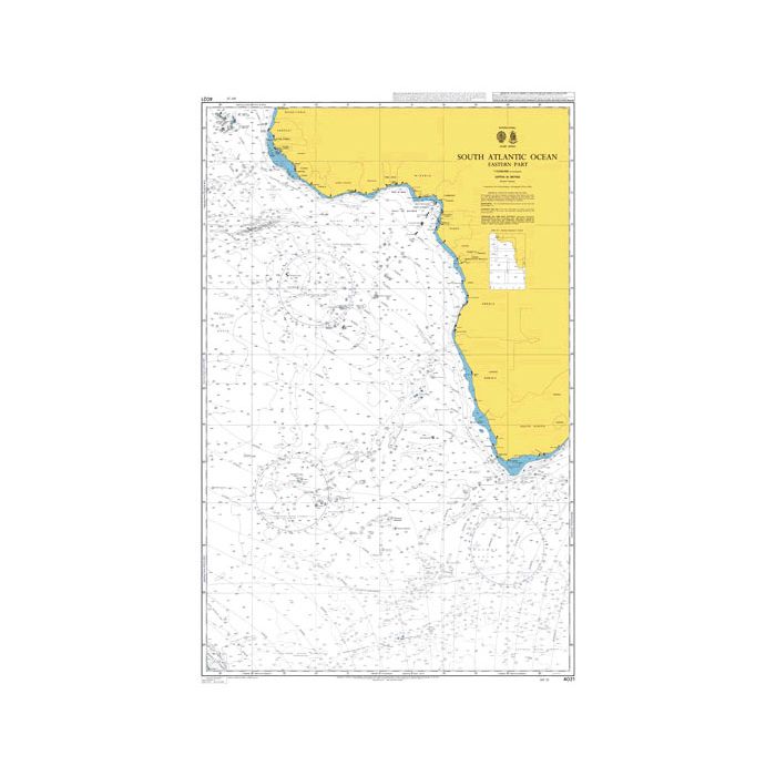 Admiralty Chart 4021 - South Atlantic Ocean - Eastern Part | Stanfords