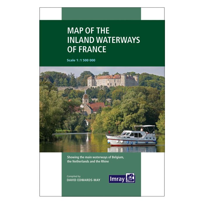 Inland Waterways of France Map | Stanfords