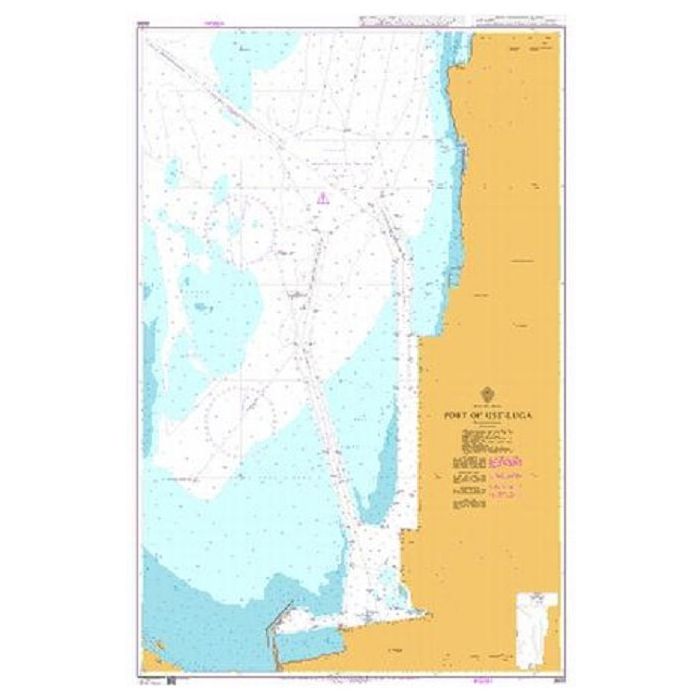 Admiralty Chart 2698 - Port of Ust'-Luga | Stanfords