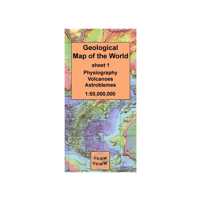 Geological Map of the World, Sheet 1: Physiography, Volcanoes ...