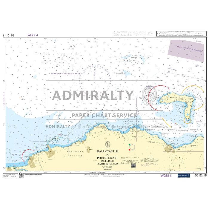 Admiralty Chart SC5612_18 - Ballycastle to Portstewart including ...
