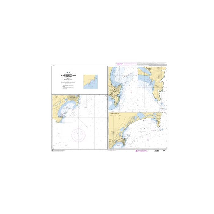 SHOM Chart 6054 - Abords de Fort-Dauphin | Stanfords
