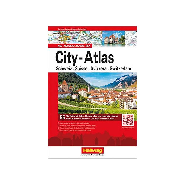 Switzerland Hallwag City Atlas | Stanfords