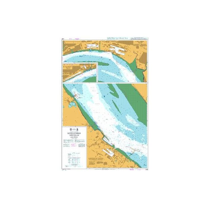 Admiralty Chart 3496 - River Humber Immingham and Hull | Stanfords