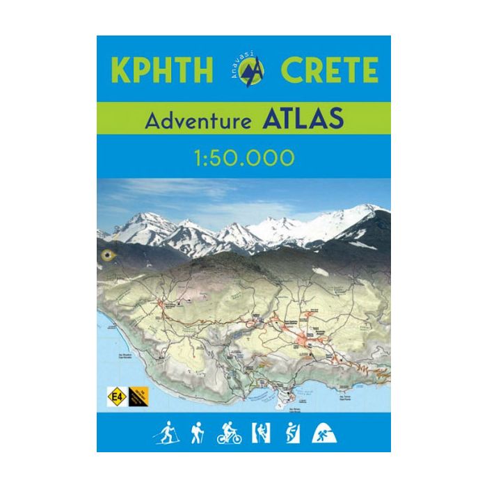 Crete, Greece | Anavasi 1:50,000 Adventure Atlas | Stanfords