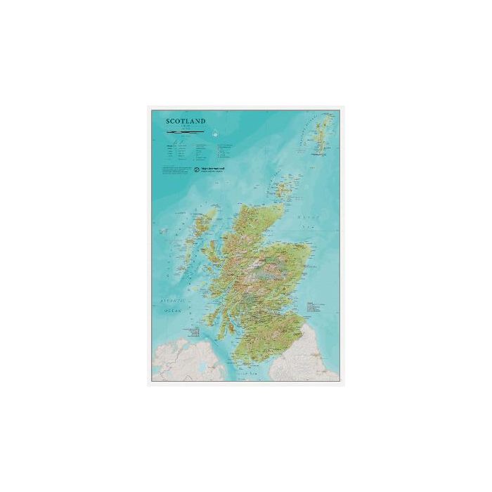 Scotland Leisure Maps International Wall Map | Stanfords