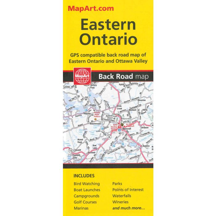 Ontario Eastern 1:250,000 Road Map | Stanfords