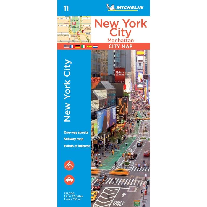 New York City: Manhattan [11] 1:11,000 City Map | Stanfords