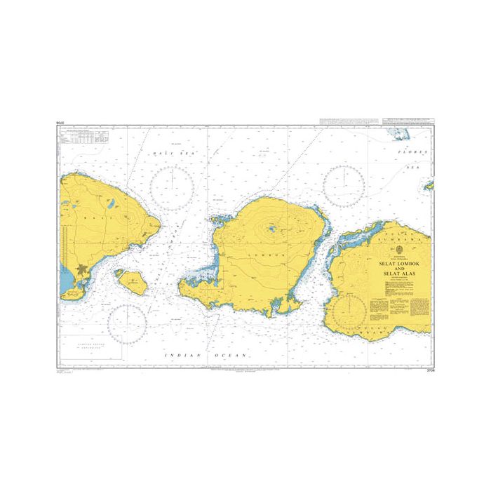 Admiralty Chart 3706 - Selat Lombok and Selat Alas | Stanfords