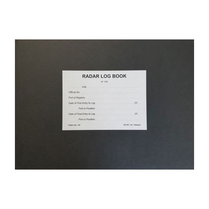 Radar Log Book | Stanfords