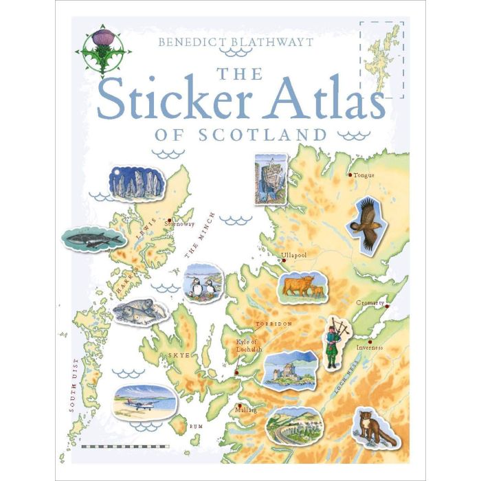 The Sticker Atlas of Scotland | Stanfords