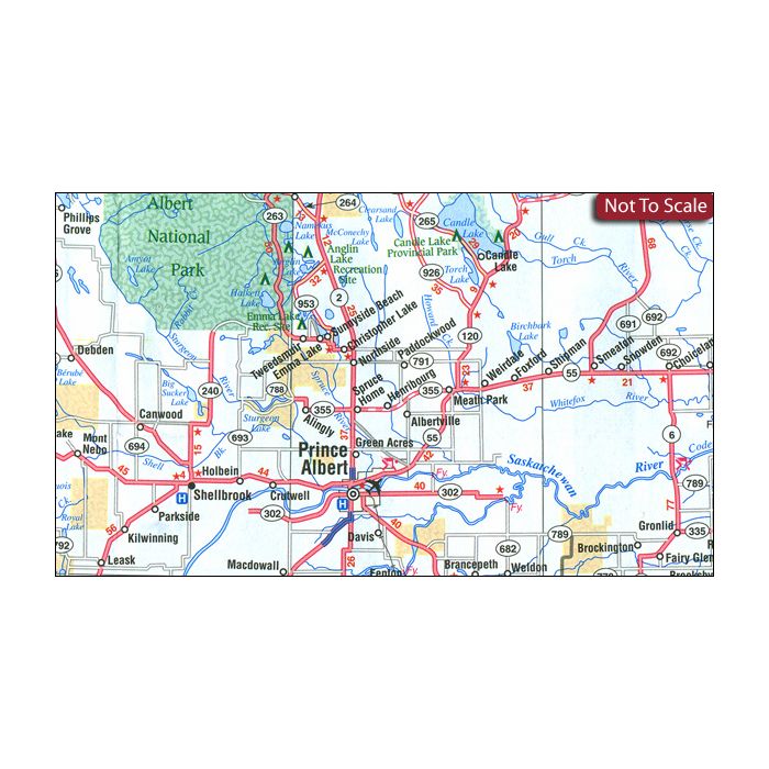 Road Map Saskatchewan Towns 422 Map Saskatchewan Stock Photos Free