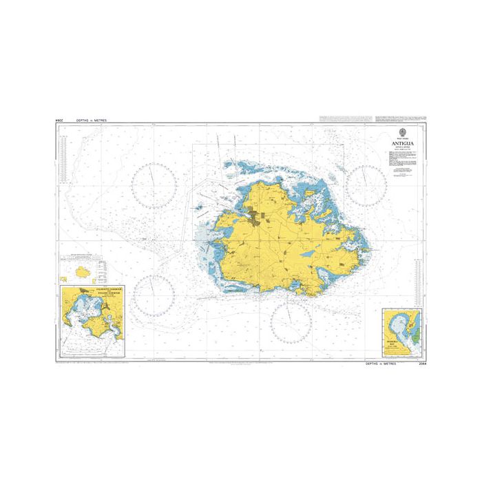 Admiralty Chart 2064 - Antigua | Stanfords