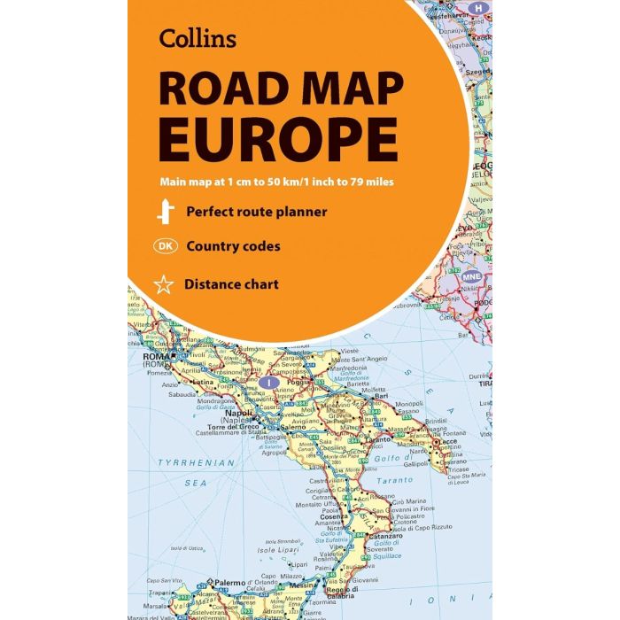 Europe 1:5,000,000 Collins Road Map | Stanfords