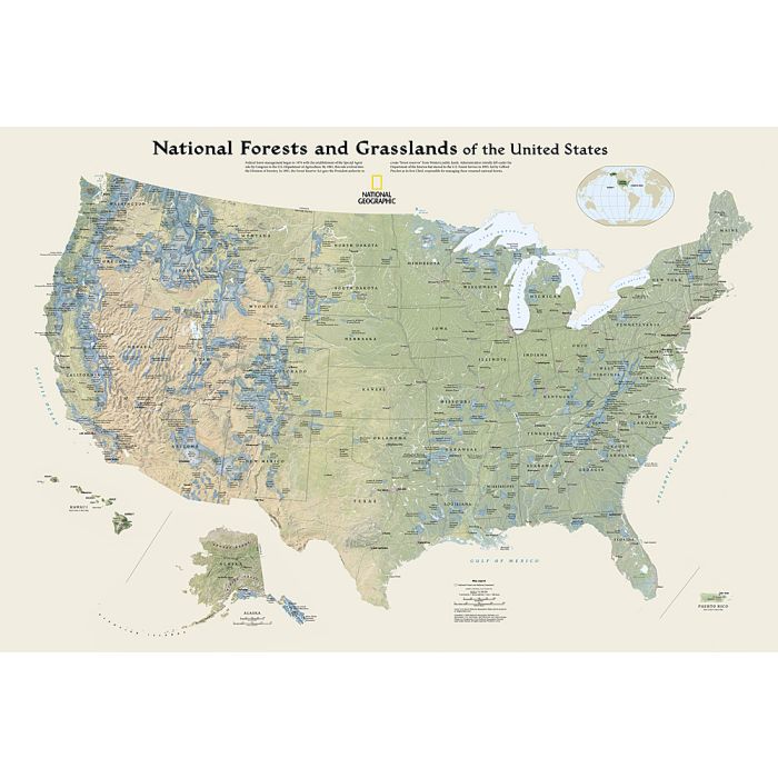 Parks And National Forests Map Simplified Map Of New Forest National