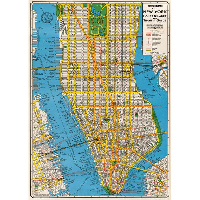 Manhattan Map Illustrated Map Of The City Of New York.: Geographicus