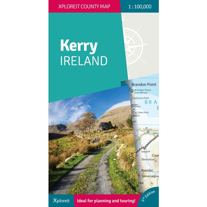 The Xploreit Map Of County Kerry Ireland | Stanfords