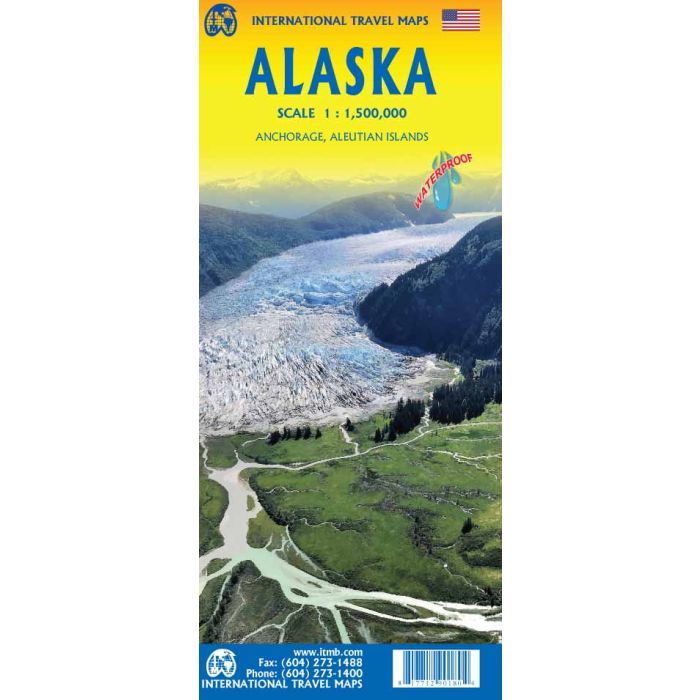 Alaska ITMB Travel Reference Map | Stanfords