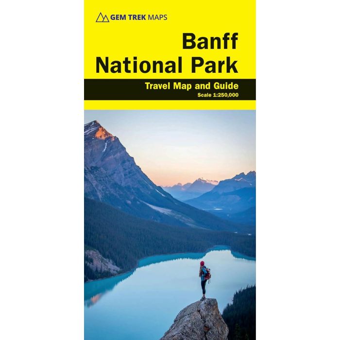 Banff National Park | Gem Trek Canada Travel Map and Guide | 1:250,000 ...