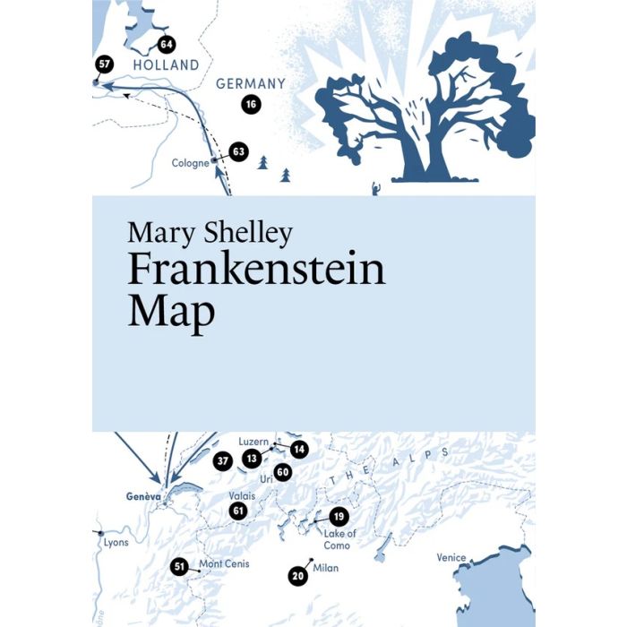 Mary Shelley: Frankenstein Map | Stanfords