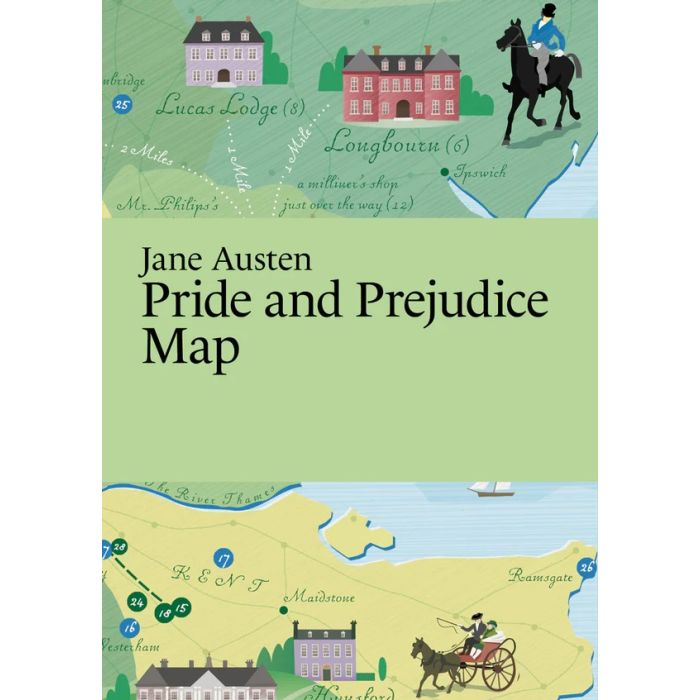Jane Austen: Pride and Prejudice Map | Stanfords
